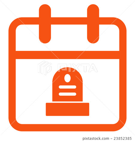 Death Date Icon - Stock Illustration [23852385] - PIXTA