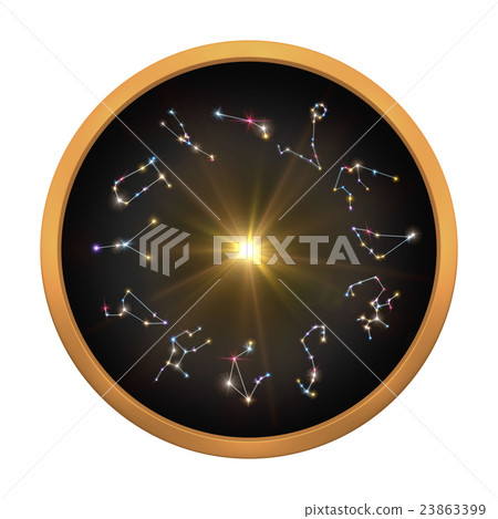 12 Horoscopes cycle for rotate - Stock Illustration [23863399] - PIXTA