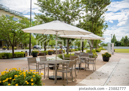 Cafe terrace - Stock Photo [23882777] - PIXTA