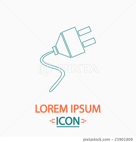 plugs computer symbol - Stock Illustration [23901809] - PIXTA