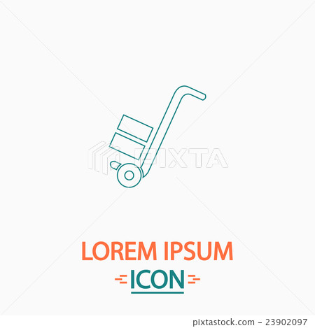 forklift computer symbol - Stock Illustration [23902097] - PIXTA