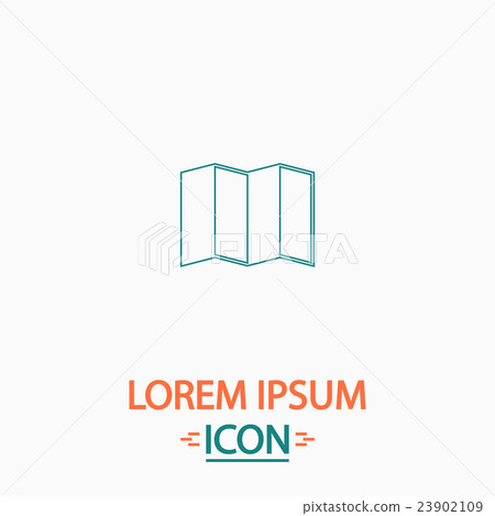 Map computer symbol - Stock Illustration [23902109] - PIXTA