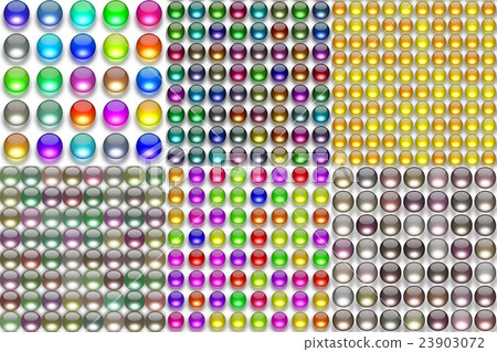 Set of balls seamless generated textures - Stock Illustration [23903072 ...