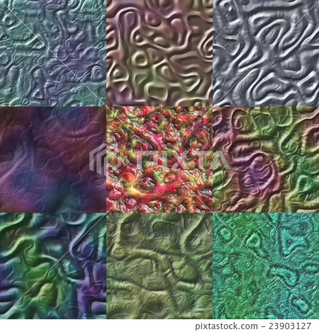 Set of organics seamless generated textures - Stock Illustration ...