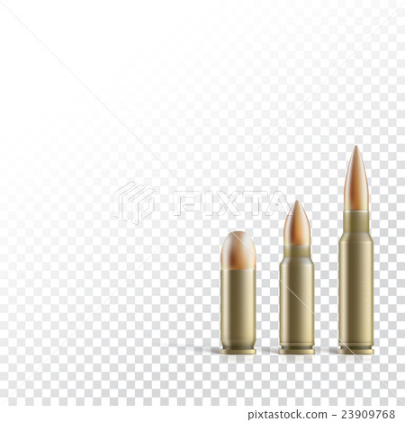 Rifle and pistol bullets - Stock Illustration [23909768] - PIXTA
