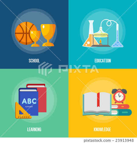 Education infographics concept icon - Stock Illustration [23913948] - PIXTA