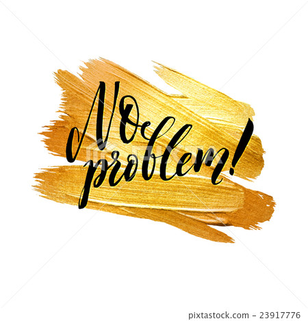 Metallic Foil Shining Calligraphy Poster - Stock Illustration [23917776 ...