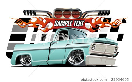 Vector Cartoon Lowrider - Stock Illustration [23934695] - PIXTA