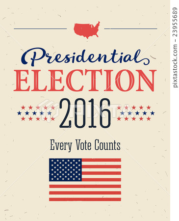 Presidential Election 2016 Posters - Stock Illustration [23955689] - PIXTA