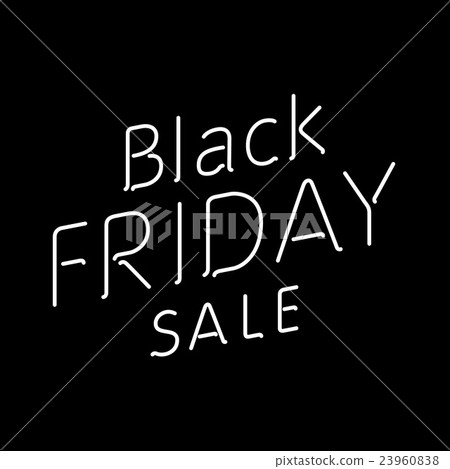 Elegant words Black Friday wear sale tags - Stock Illustration ...