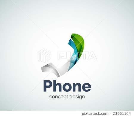 Retro phone logo template - Stock Illustration [23961164] - PIXTA