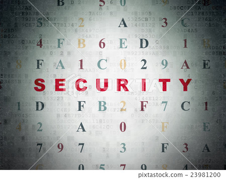 Privacy concept: Security on Digital Data Paper - Stock Illustration ...