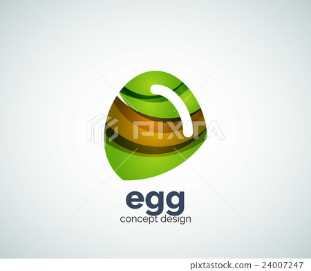 Vector egg logo template - Stock Illustration [24007247] - PIXTA