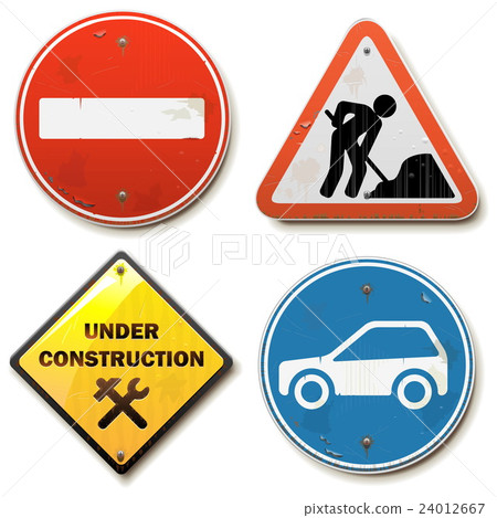 Old Road Signs Clipart Road Sign Clipart Etsy