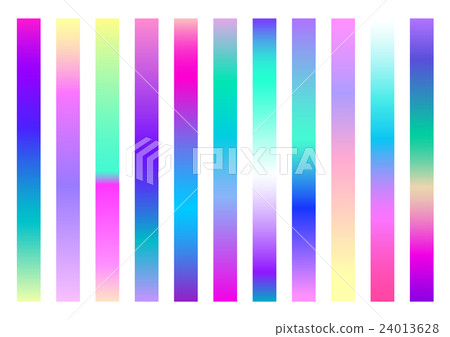Gradation color chart set - Stock Illustration [24013628] - PIXTA