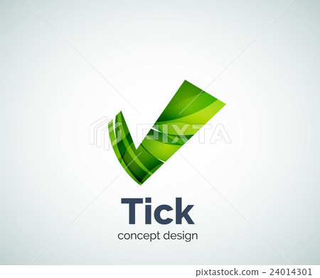 Tick logo template - Stock Illustration [24014301] - PIXTA
