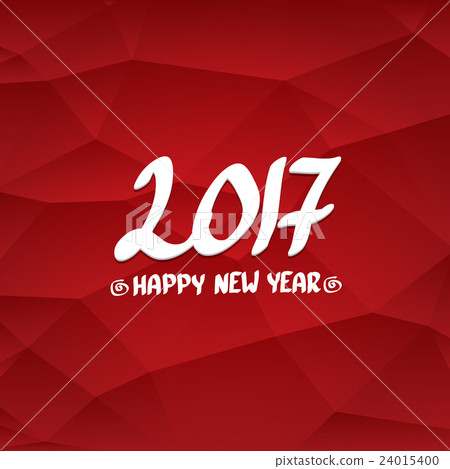 2017 Happy new year creative design background. - Stock Illustration ...