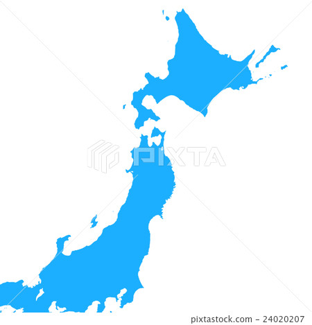 East Japan Map - Stock Illustration [24020207] - PIXTA