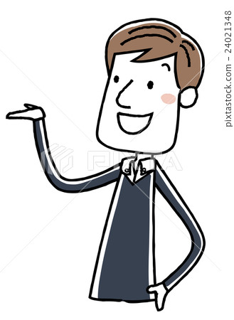 Young man: Introduction - Stock Illustration [24021348] - PIXTA