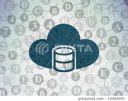 Programming concept: Database With Cloud on - Stock Illustration [24064091] - PIXTA