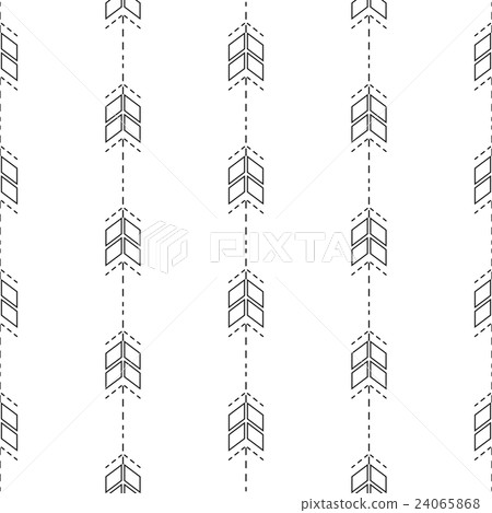 Small arrow line seamless pattern. - Stock Illustration [24065868] - PIXTA