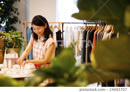 Stock Photo: sales person, general store, salesperson - Stock Image ...