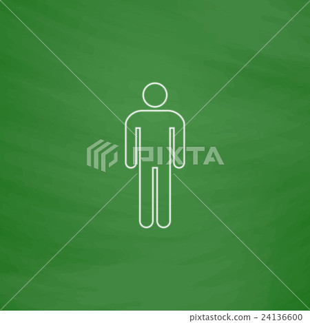 Man computer symbol - Stock Illustration [24136600] - PIXTA