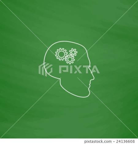 Head gears computer symbol - Stock Illustration [24136608] - PIXTA