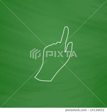 Mouse hand computer symbol - Stock Illustration [24136652] - PIXTA