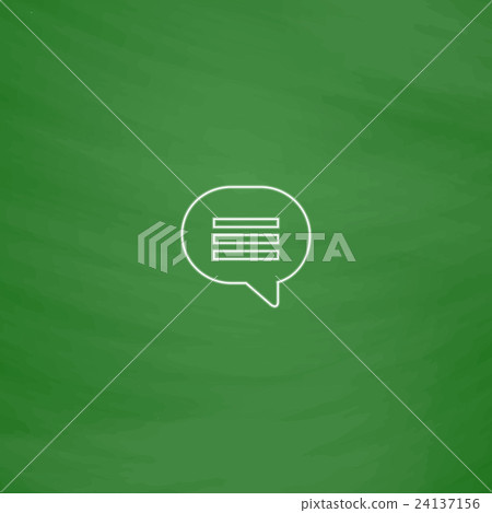 Speech bubble computer symbol - Stock Illustration [24137156] - PIXTA