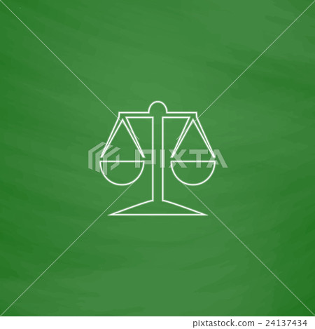 Mechanical scales computer symbol - Stock Illustration [24137434] - PIXTA