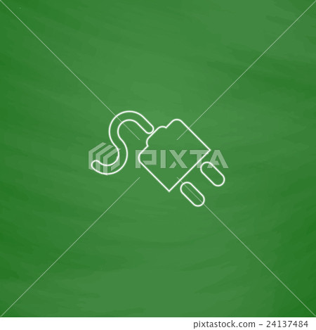 Power cord computer symbol - Stock Illustration [24137484] - PIXTA