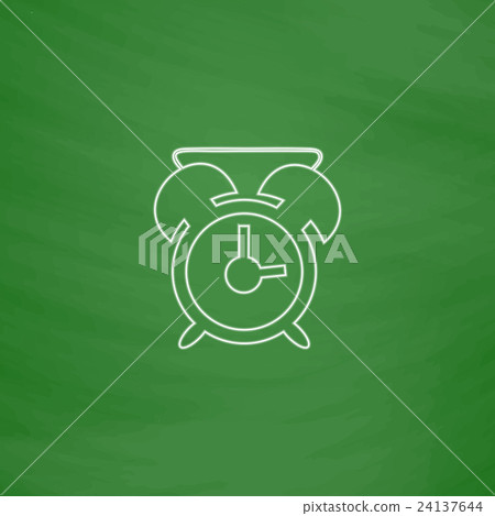 alarm clock computer symbol - Stock Illustration [24137644] - PIXTA