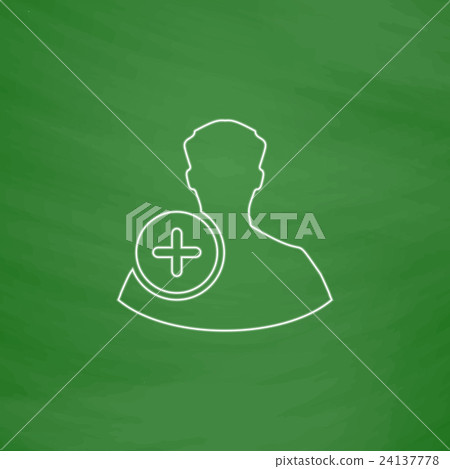 Add user computer symbol - Stock Illustration [24137778] - PIXTA