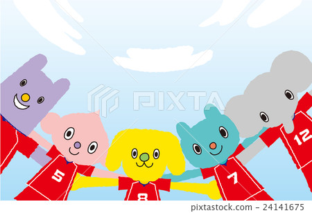 Animal scrum - Stock Illustration [24141675] - PIXTA