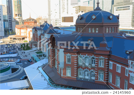Tokyo Station - Stock Illustration [24145960] - PIXTA