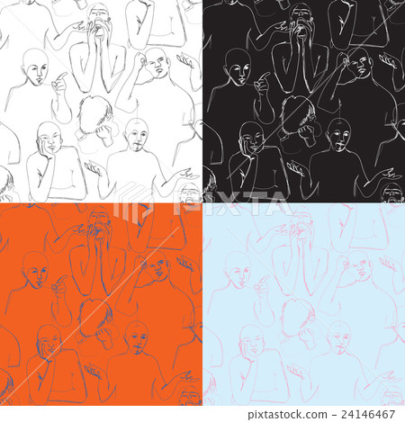 Human body Language background - Stock Illustration [24146467] - PIXTA