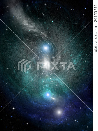 galaxy in a free space - Stock Illustration [24153753] - PIXTA