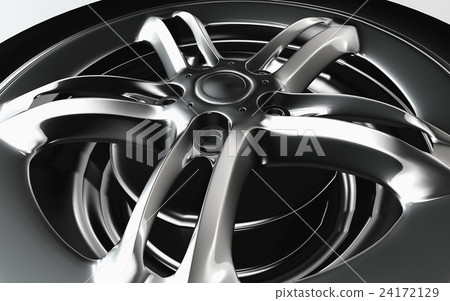 Shiny chrome rim. - Stock Illustration [24172129] - PIXTA