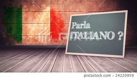 Composite image of parla italiano-插圖素材 [24220959] - PIXTA圖庫
