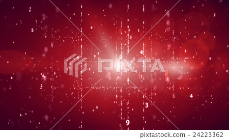 Abstract background with random digital numbers - Stock Illustration ...