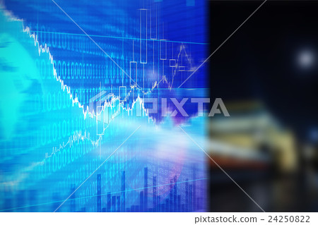 Composite image of stocks and shares-插圖素材 [24250822] - PIXTA圖庫