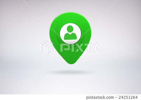 Composite image of green application symbol - Stock Illustration ...