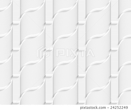 Colored 3D gray striped ribbons - Stock Illustration [24252249] - PIXTA