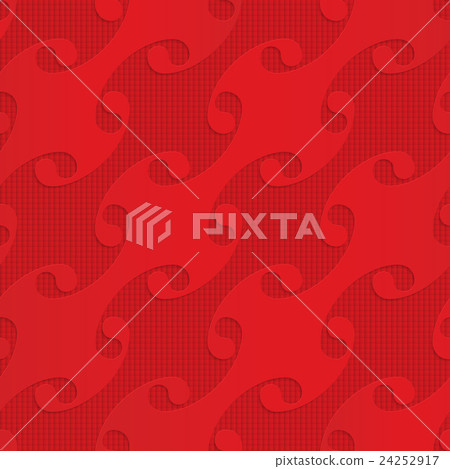 Red diagonal shells on checkered background - Stock Illustration ...