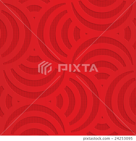 Red turning arcs on checkered background - Stock Illustration [24253095 ...