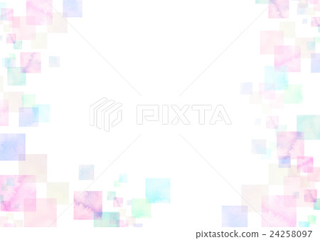 Background material Watercolor Wind Square - Stock Illustration ...