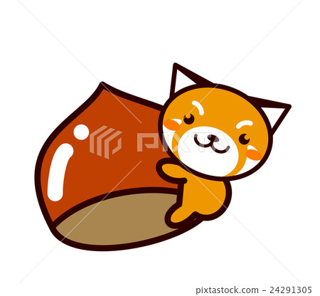 Chestnut and animal series - Stock Illustration [24291305] - PIXTA