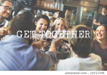 Stock Photo: Get Together Community Teamwork Support Concept - Stock ...