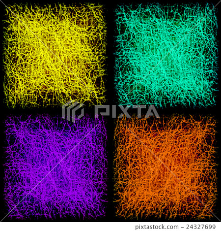 Color patch pattern collage in chessboard order - Stock Illustration ...